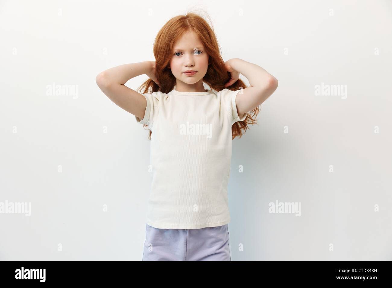 Cute face person young little white pretty adorable expression kid girl ...