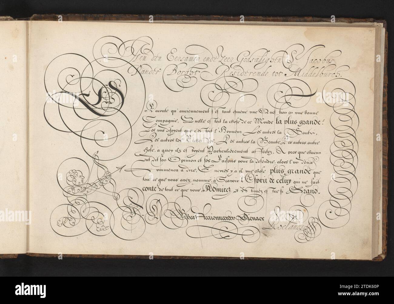 Writing example: On Raconte Qu'ancienneting (...), Simon Frisius, After ...