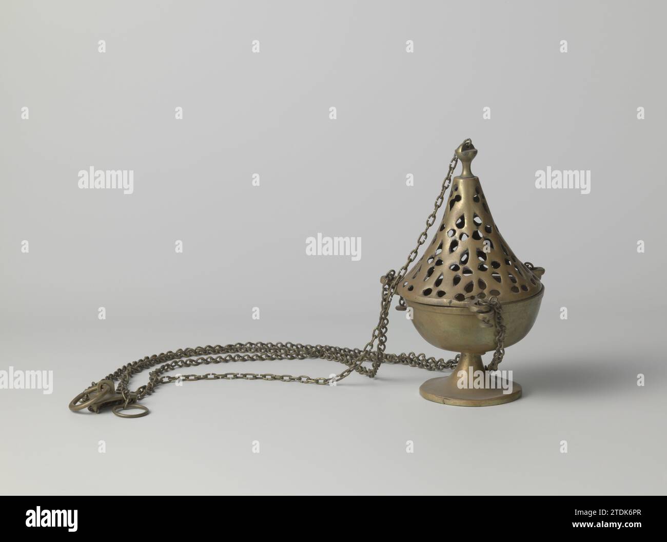Incense vessel with round and peaked lid, anonymous, c. 1400 - c. 1500 ...