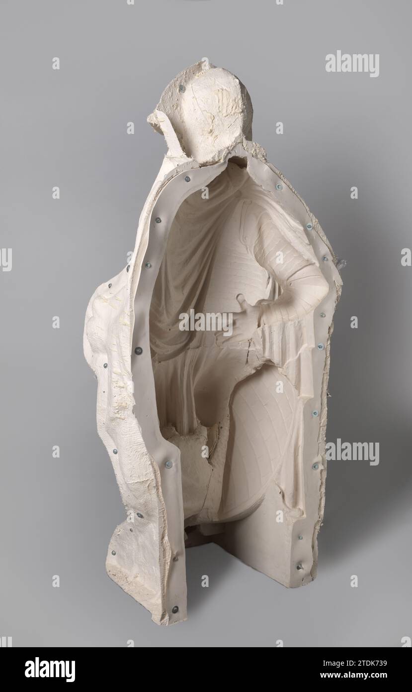 Man (knight) in full, c. 1400 - c. 1950 Mal van Man (knight) on foot ...