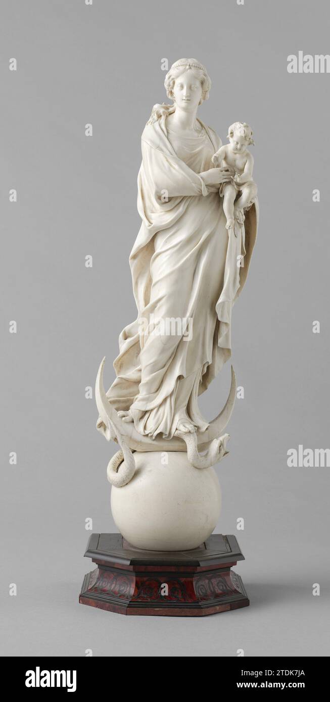 Virgin of the Apocalypse, Mattheus van Beveren, c. 1680 Maria stands on ...