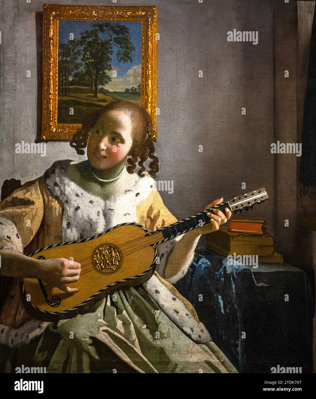 THE GUITAR PLAYER (1672) JAN VERMEER (1632-1675) KENWOOD HOUSE (1764 ...