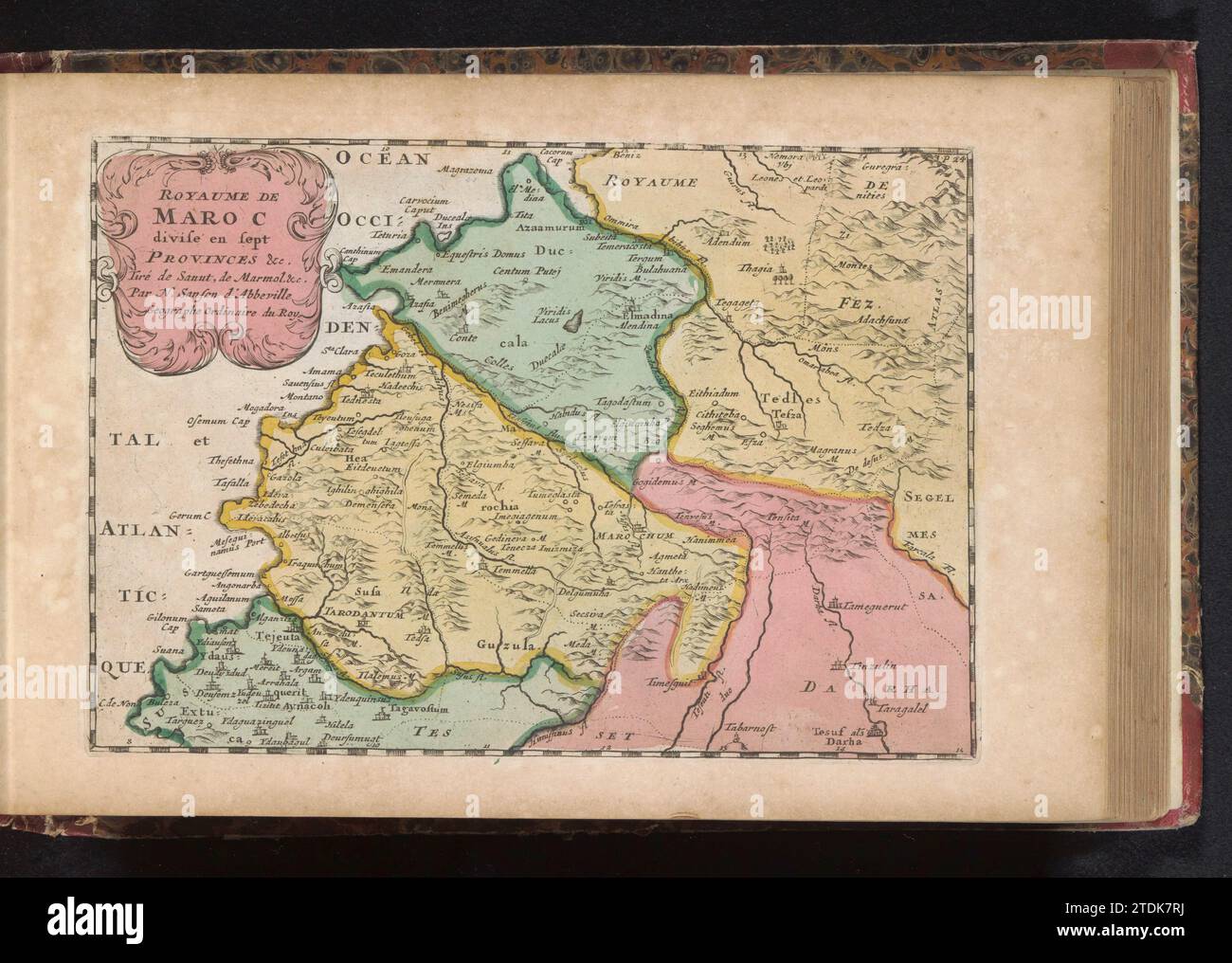 Map of Morocco, Anonymous, 1735 Map of the Kingdom of Morocco. Part of ...