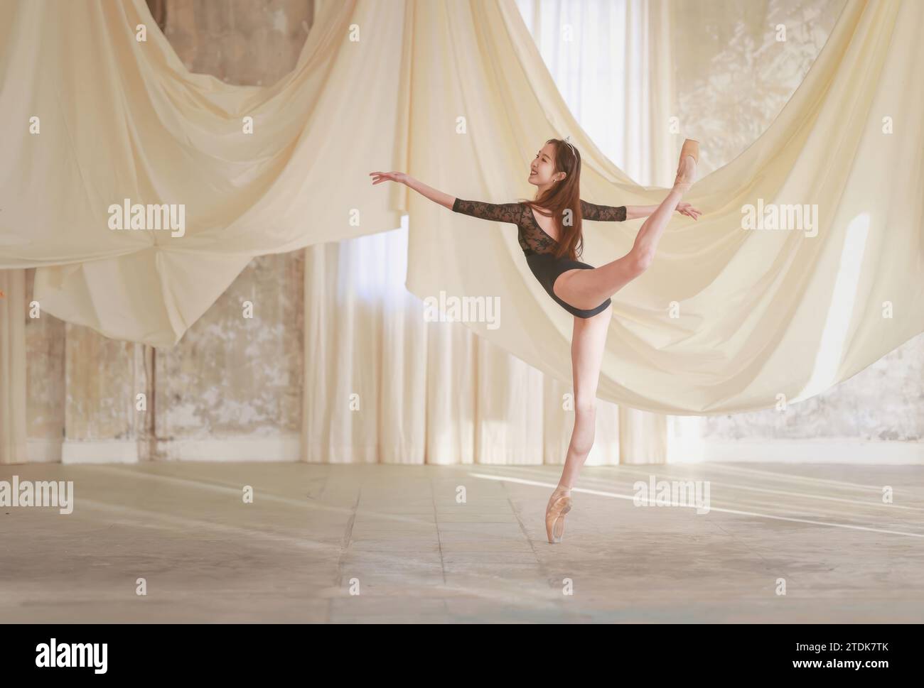 Ballerina posing at the studio, images of ballet, ballet practice Stock ...