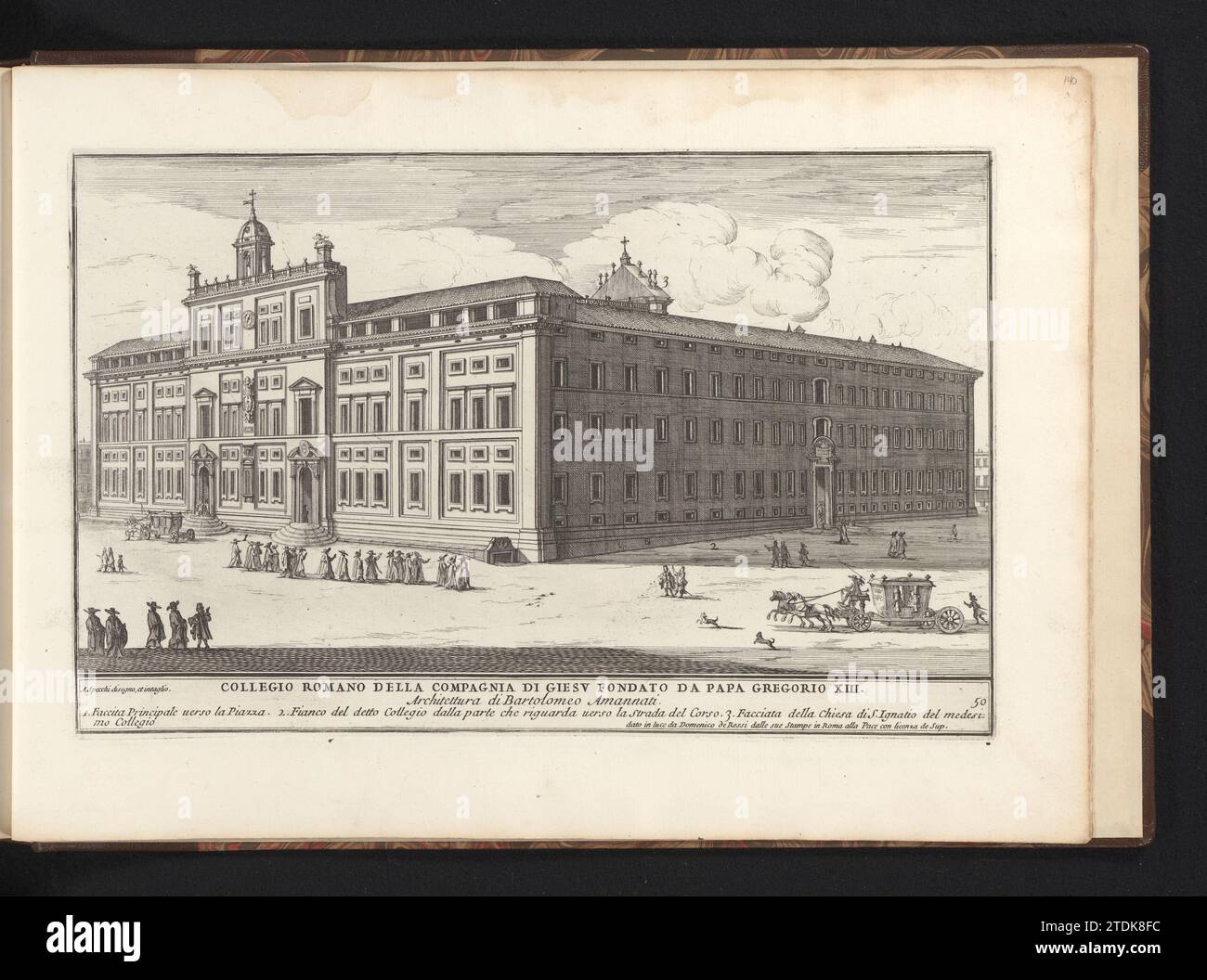 Roman college Te Rome, Alessandro Specchi, 1699 Title and a list of ...