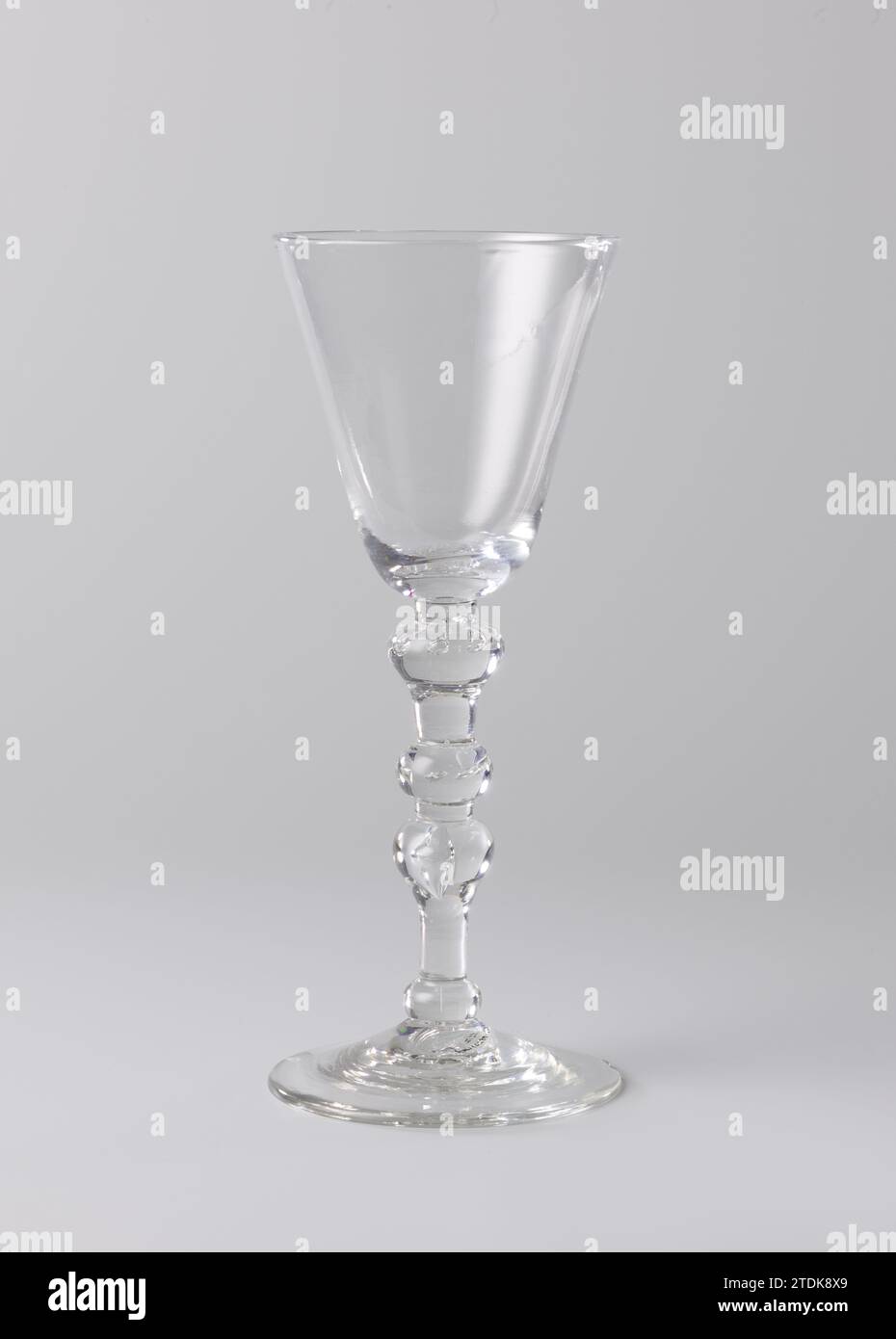Chalice glass with funnel -shaped chalice, anonymous, c. 1750 - c. 1775 ...