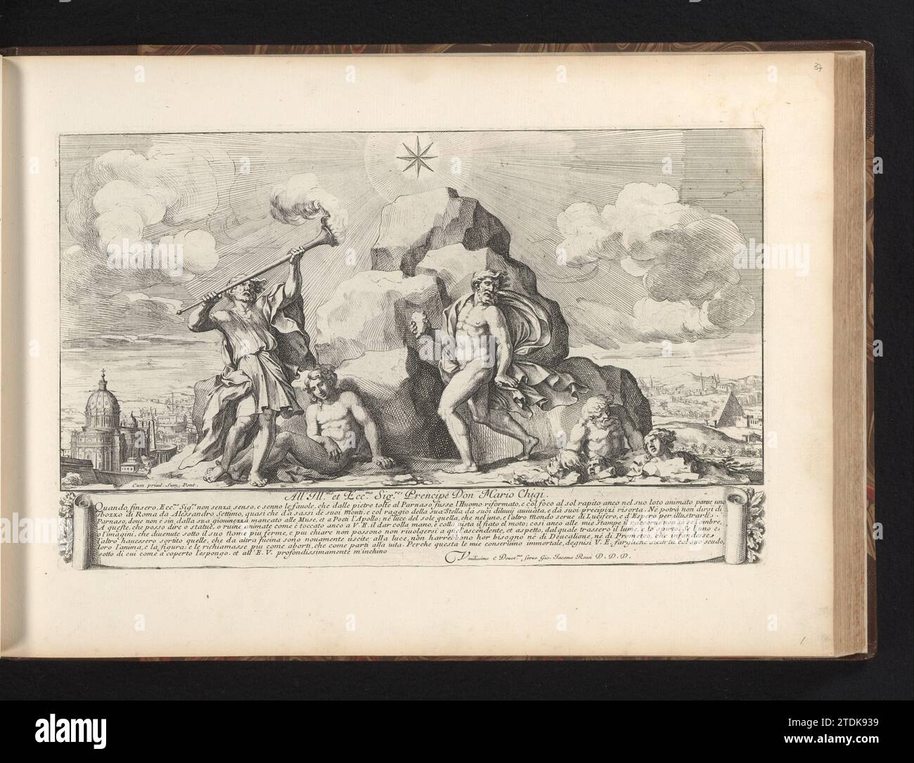 Allegory on the Ghigi family and an assignment to Mario Chigi, Giovanni ...