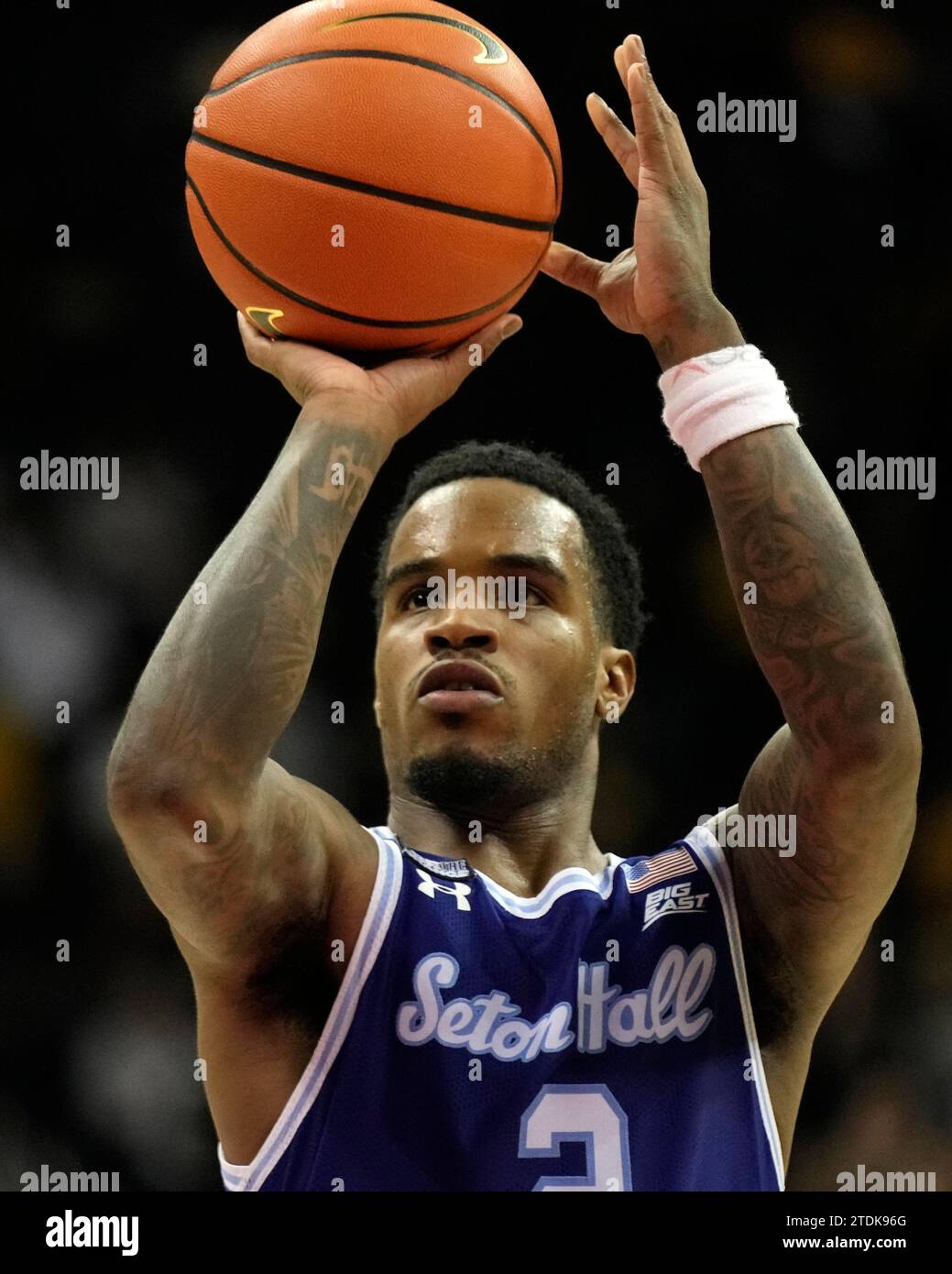 Seton Hall guard Al-Amir Dawes shoots during the second half of an NCAA ...