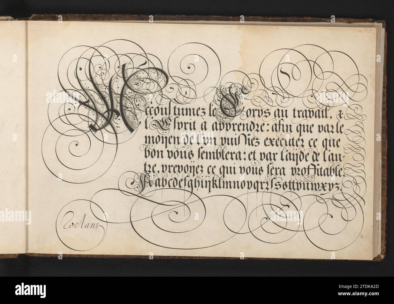 Write example: Accoustumez Le Corps (...), Simon Frisius, After David ...