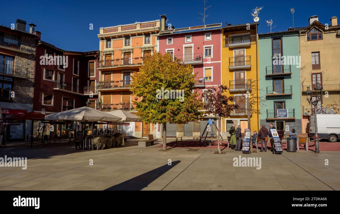 Santa Maria square and a commemorative obelisk in the center of ...