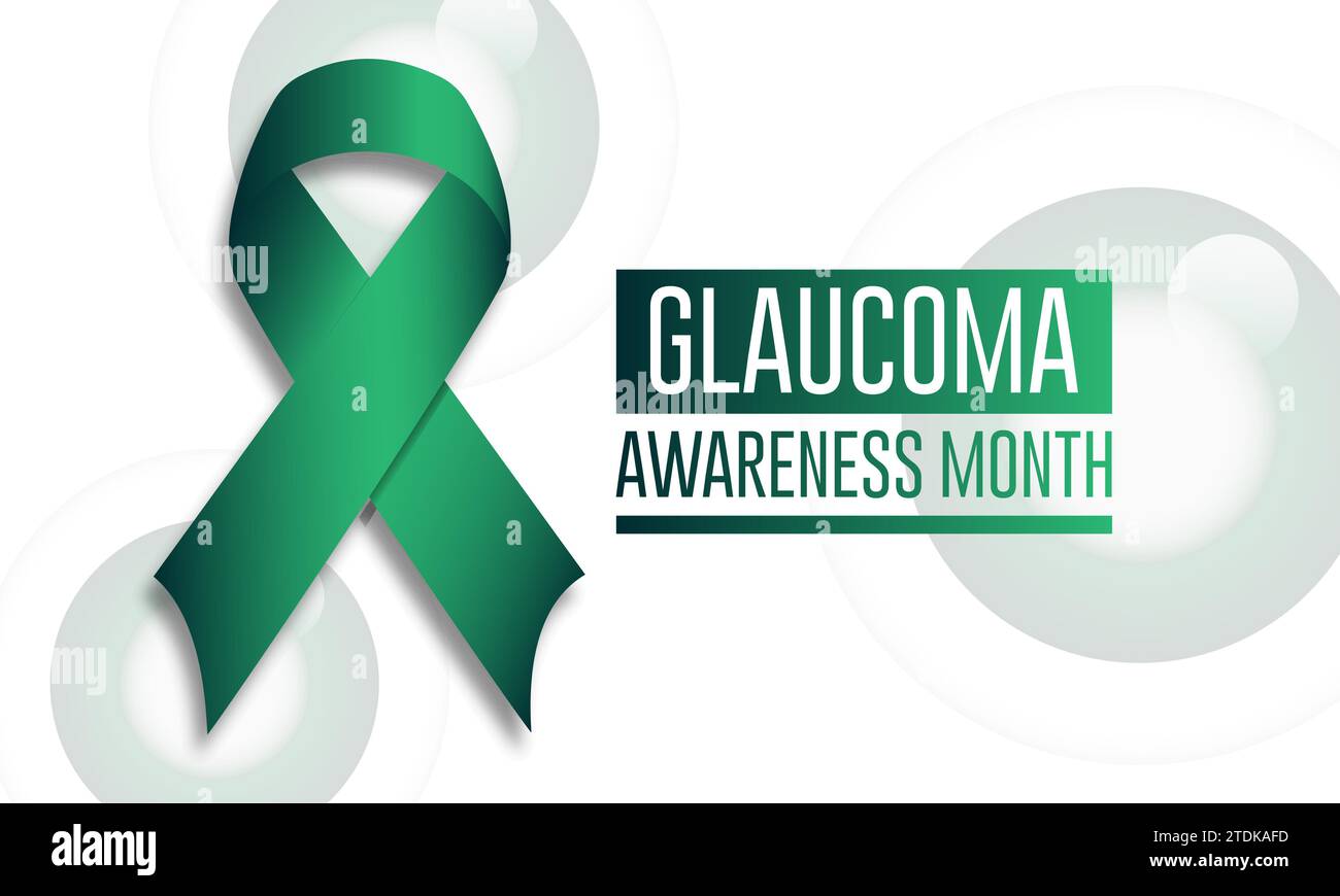 National Glaucoma Awareness Month Background Vector Illustration Stock ...