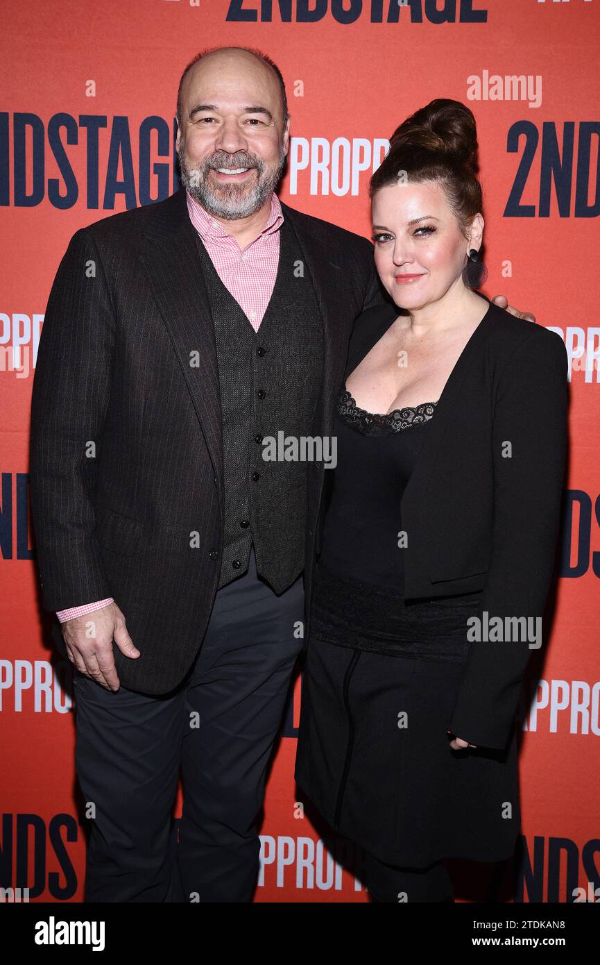 New York, USA. 18th Dec, 2023. (L-R) Danny Burstein and Jennifer Simard ...