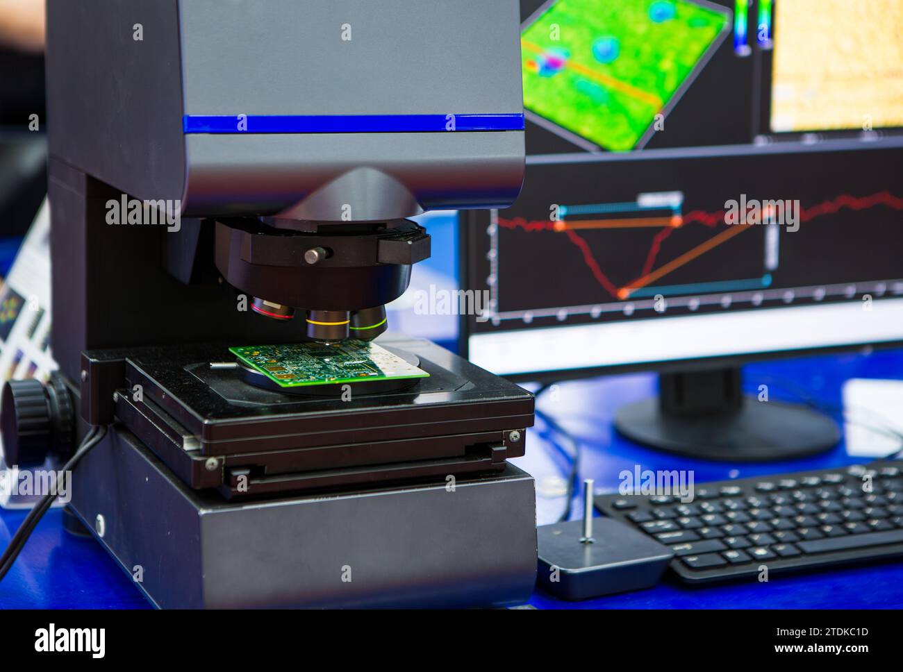 Pcb inspection microscope hi-res stock photography and images - Alamy