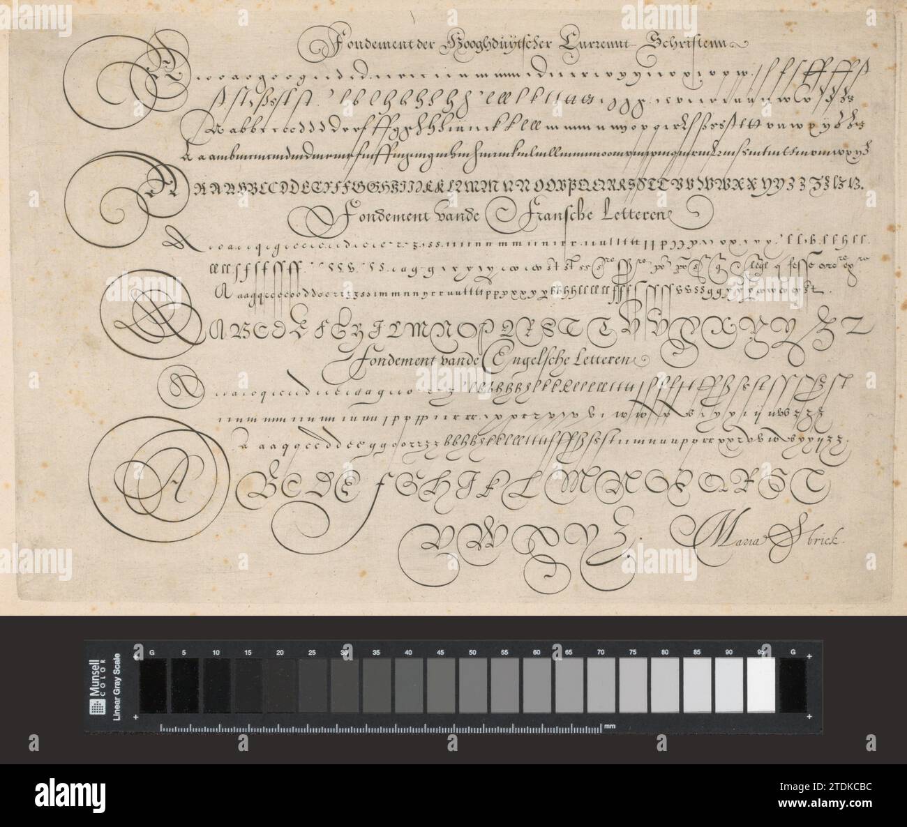 Examples of the High German, French and English letter, 1618 Examples ...