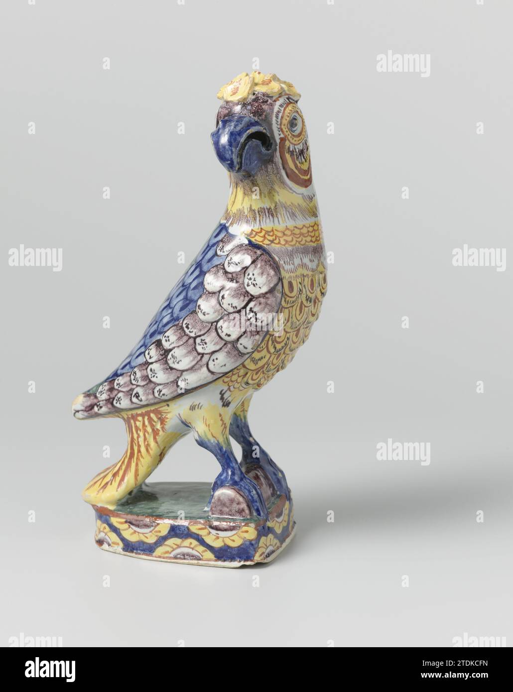 Parrot of multi -colored Faïence, Anonymous, 1784 Parrot of Faïence ...