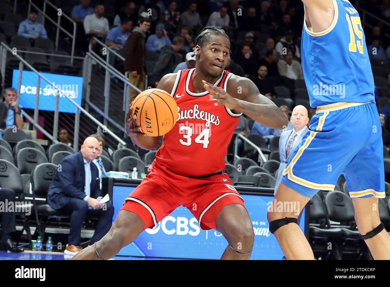 ATLANTA, GA - DECEMBER 16: Ohio State Buckeyes center Felix Okpara (34 ...