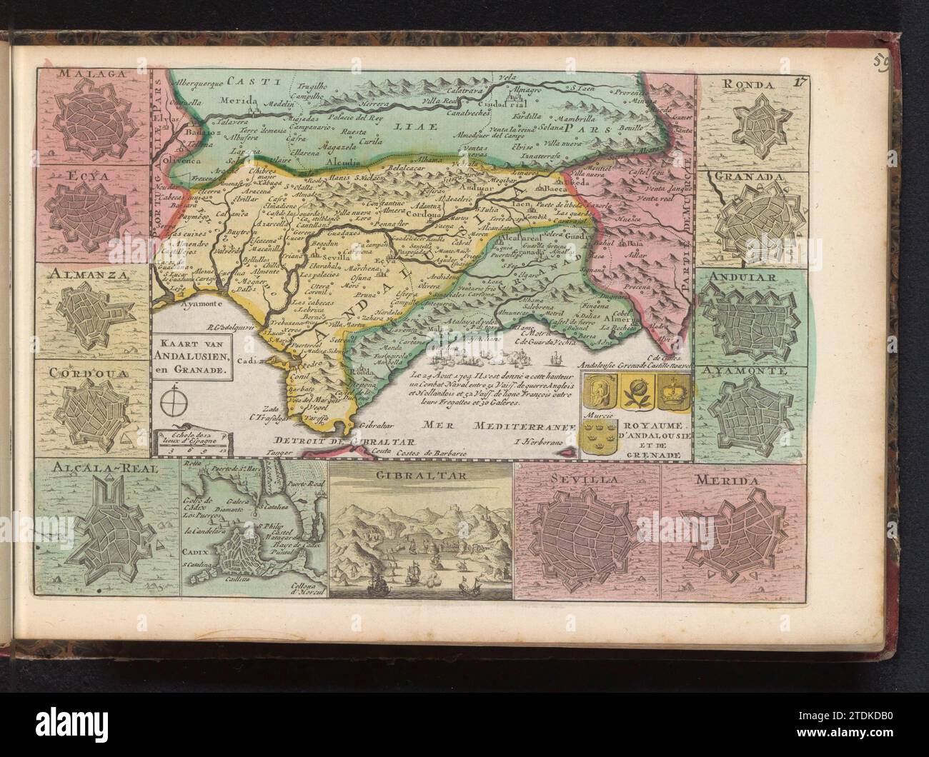 Granada map hi-res stock photography and images - Alamy