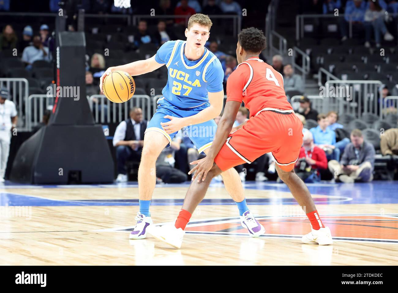 ATLANTA, GA - DECEMBER 16: UCLA Bruins guard Jan Vide (27) during game ...