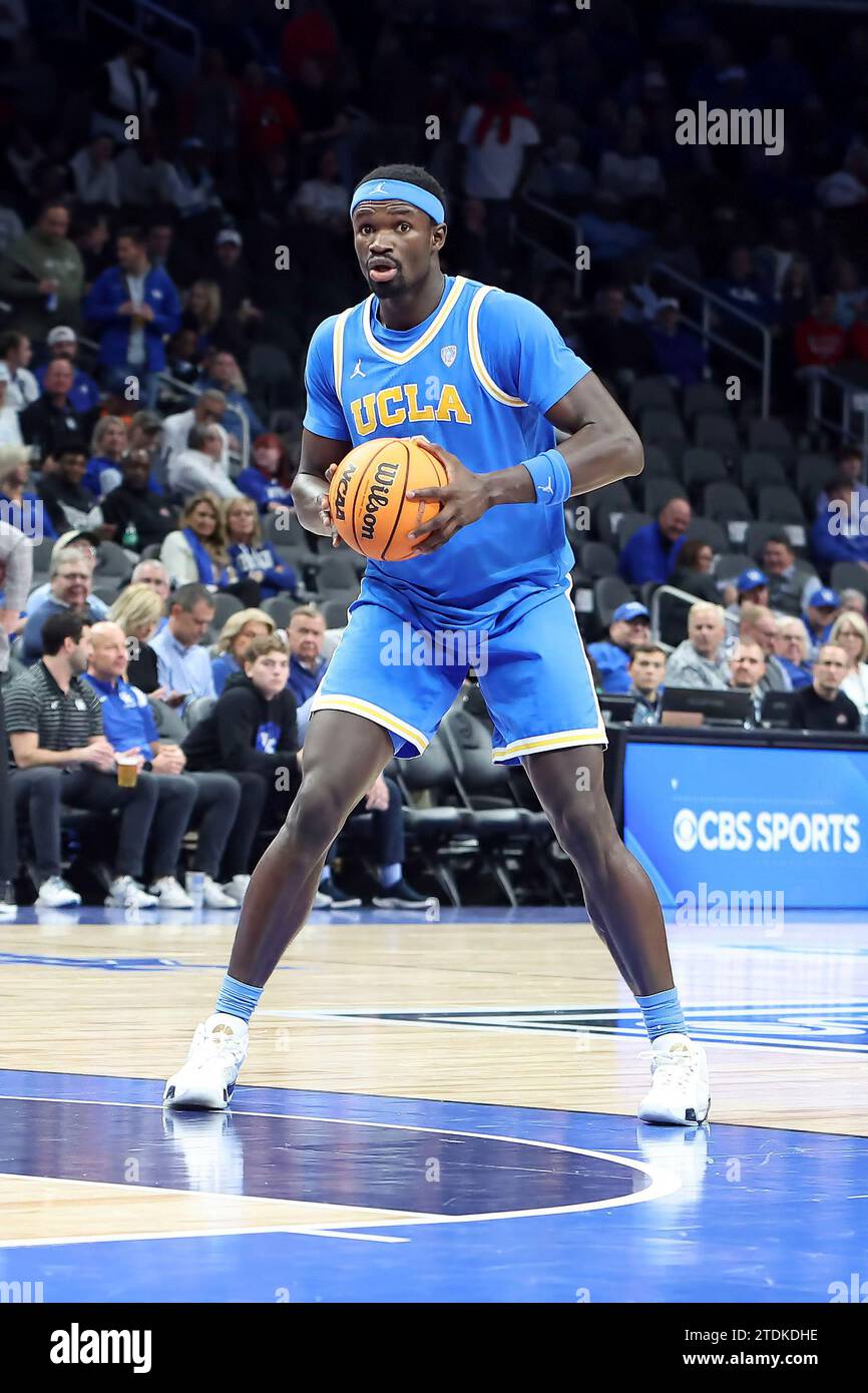 ATLANTA, GA - DECEMBER 16: UCLA Bruins forward Adem Bona (3) during ...