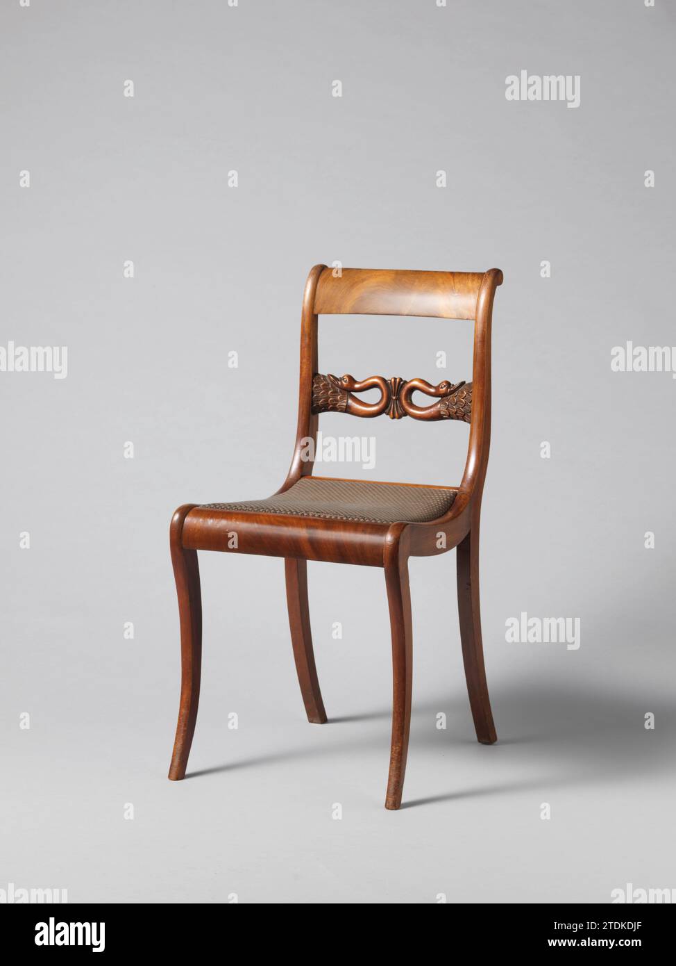 Chair with Swans, Anonymous, 1830 Chair from a set of ten chairs and ...