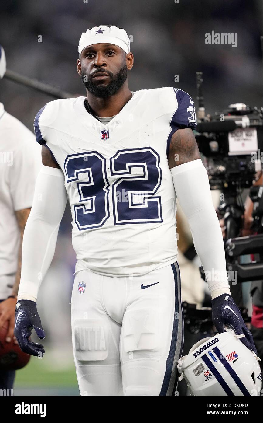 Dallas Cowboys linebacker Rashaan Evans (32) walks on the field during ...