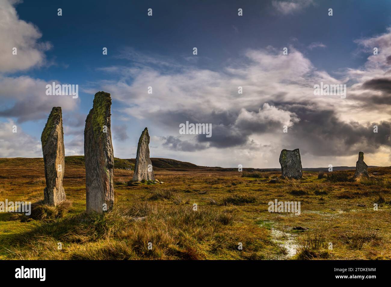 STANDING STONES OF CALLANISH #2 (2900-2600 BCE) CALLANISH ISLE OF LEWIS ...