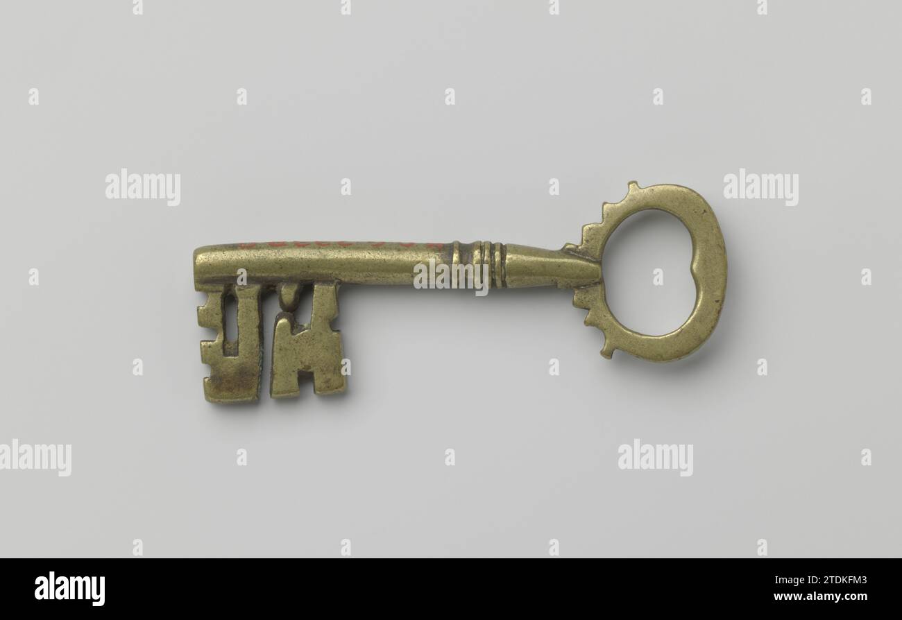 Key, c. 1400 - c. 1950 Key whose oval eye is tilted at the bottom. The ...