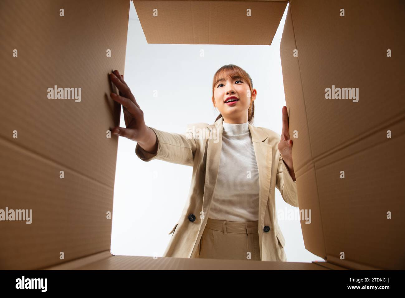 Unpacking long awaited package hi-res stock photography and images - Alamy