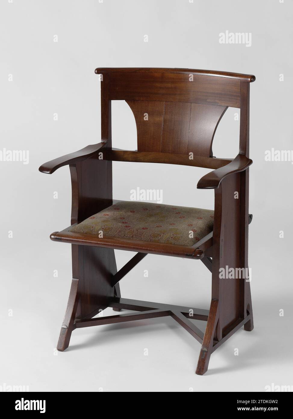 Arm chair with high closed cheeks, art dealership E.J. van Wisselingh ...