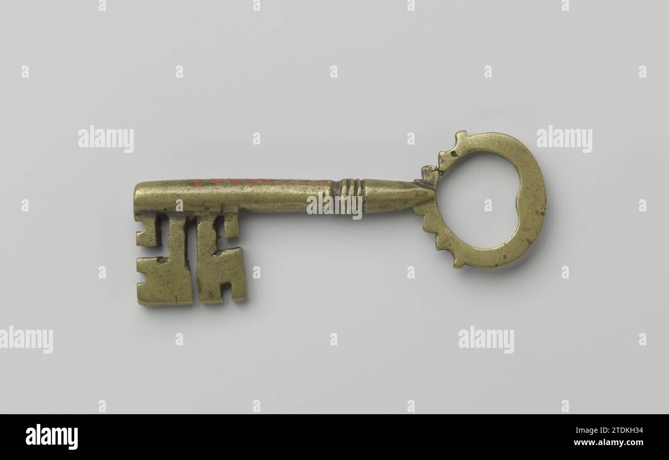 Key, c. 1400 - c. 1950 Key whose oval eye is tilted at the bottom. The ...