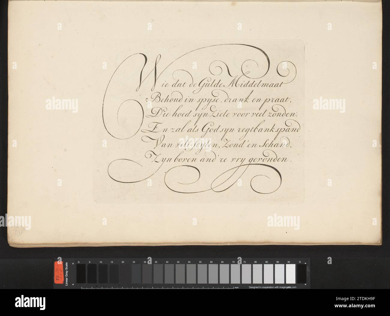 Write example: Who the Golde Middelmaat (...), Bastiaan Boers, 1660 ...