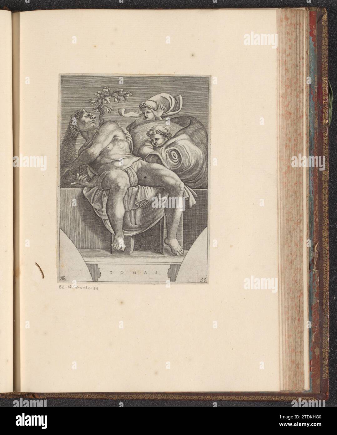 Prophet Jonah, c. 1585 The prophet Jonah sitting with the fish and two ...