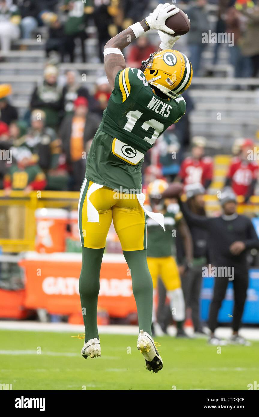 Green Bay, WI, USA. 17th Dec, 2023. Green Bay Packers wide receiver ...
