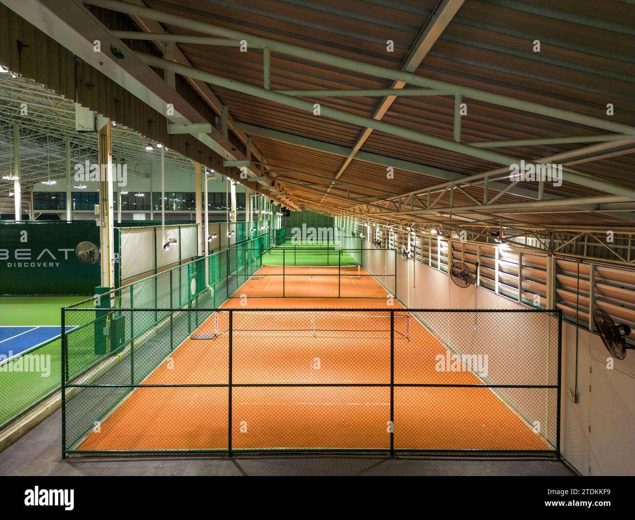 Bangkok, Thailand - December 14, 2023: Indoor tennis court of Beat ...