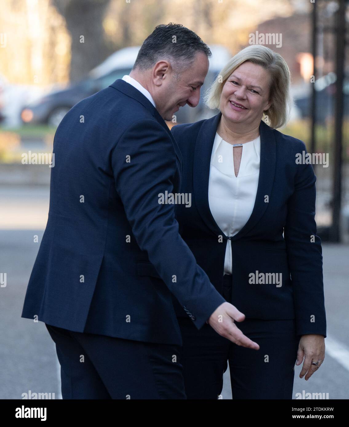 Tiflis, Georgia. 19th Dec, 2023. Federal Minister of the Interior Nancy ...