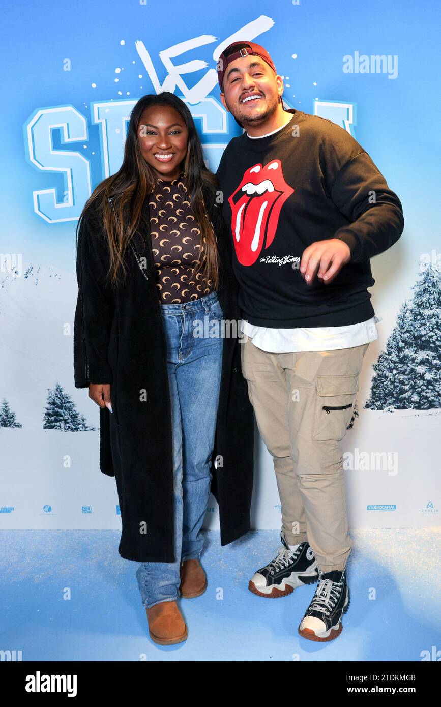 Paris, France. 18th Dec, 2023. Fatou Kaba and Abd-el-Kader Biskri ...