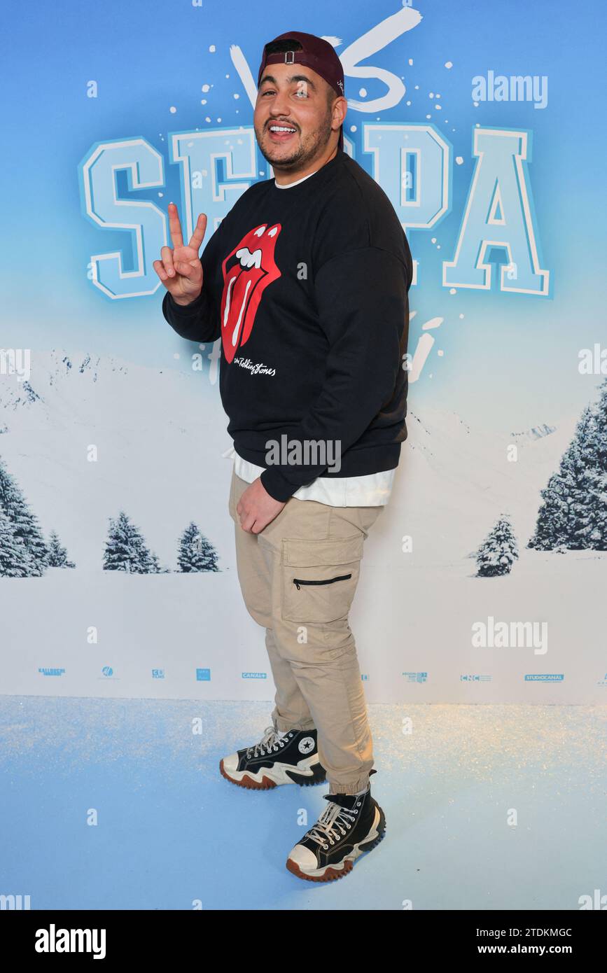 Paris, France. 18th Dec, 2023. Abd-el-Kader Biskri attends the ...