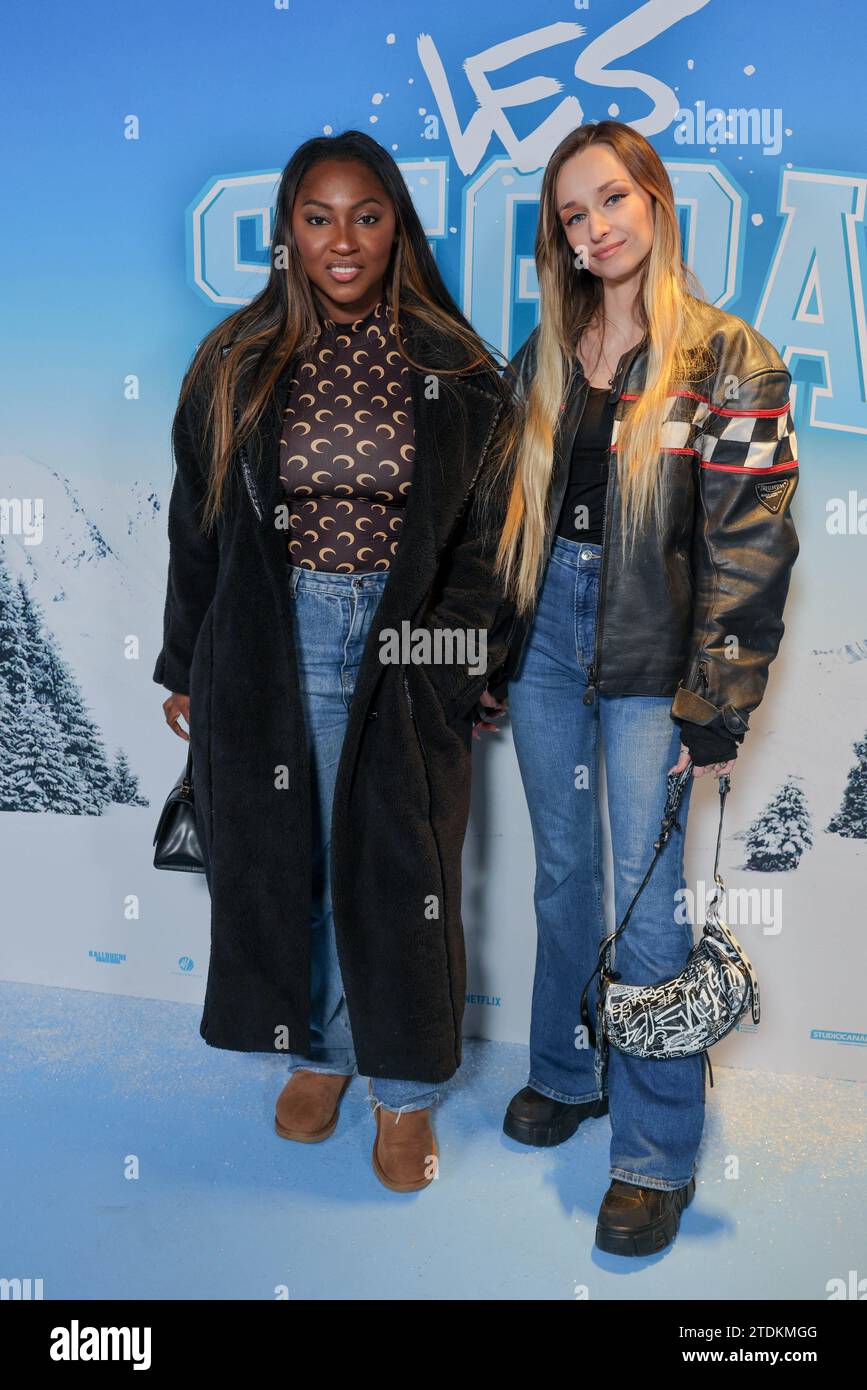 Paris, France. 18th Dec, 2023. Fatou Kaba and Emma Smet attend the ...
