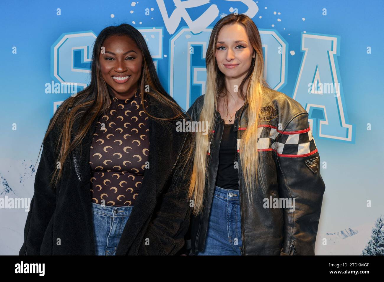 Paris, France. 18th Dec, 2023. Fatou Kaba and Emma Smet attend the ...