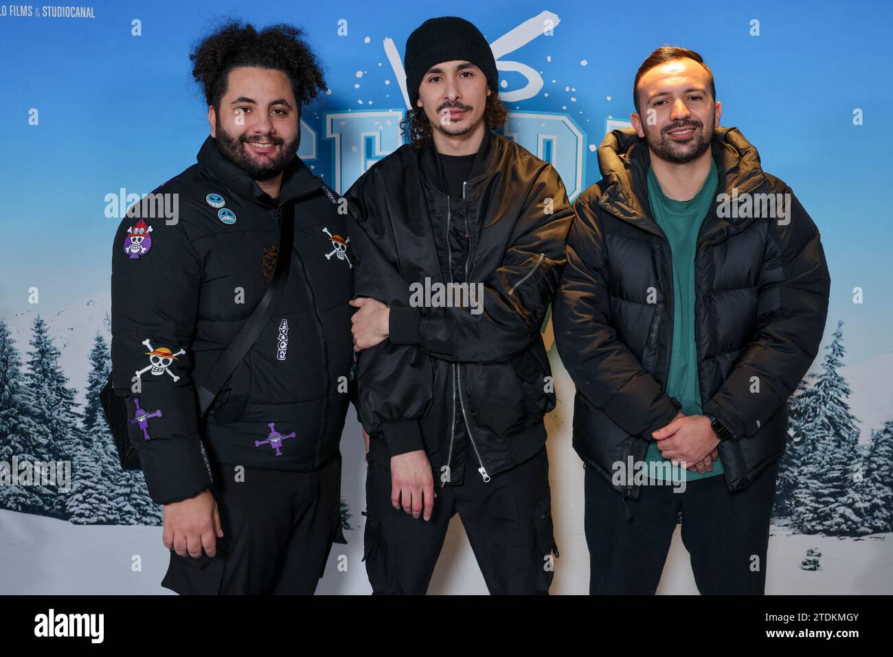 Paris, France. 18th Dec, 2023. Walid Ben Amar, Ichem Bougheraba and ...