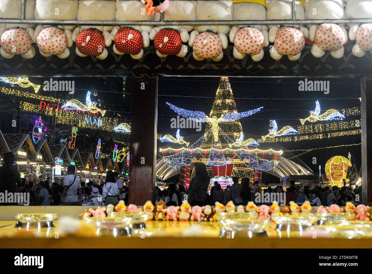Surabaya, Indonesia. 18th Dec, 2023. People visit Christmas Wonderland ...