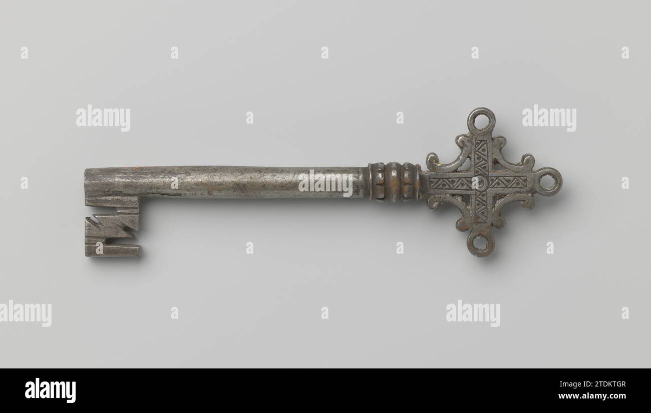 Pipe key, c. 1600 - c. 1699 Pipe key where the handle consists of a ...