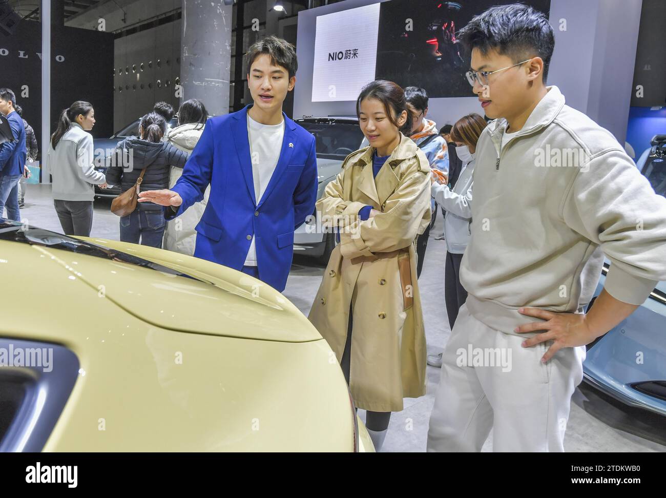 People visit the 16th China-ASEAN (Nanning) International Automobile ...