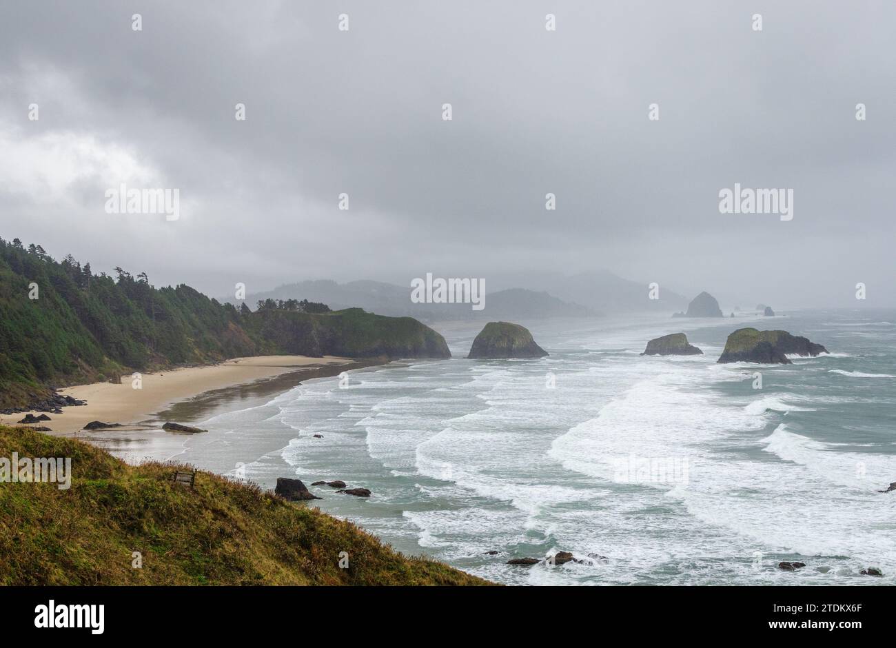Ecola State Park, State park in Oregon along the Coastline Stock Photo ...
