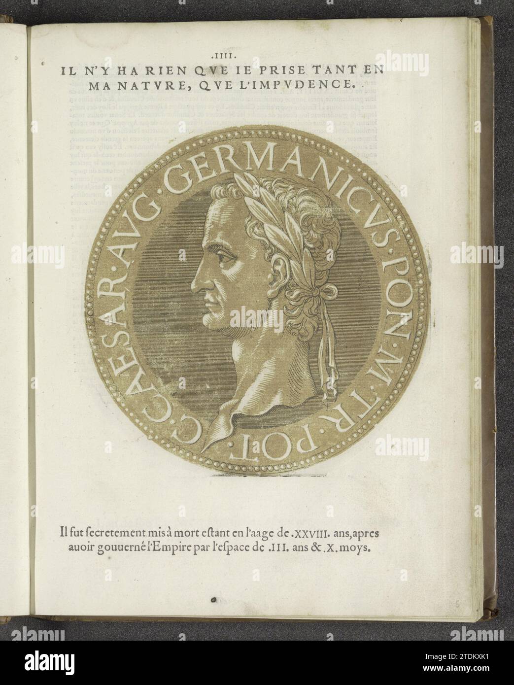 Portrait of Emperor Caligula, 1559 Portrait of Gaius Caesar Augustus ...