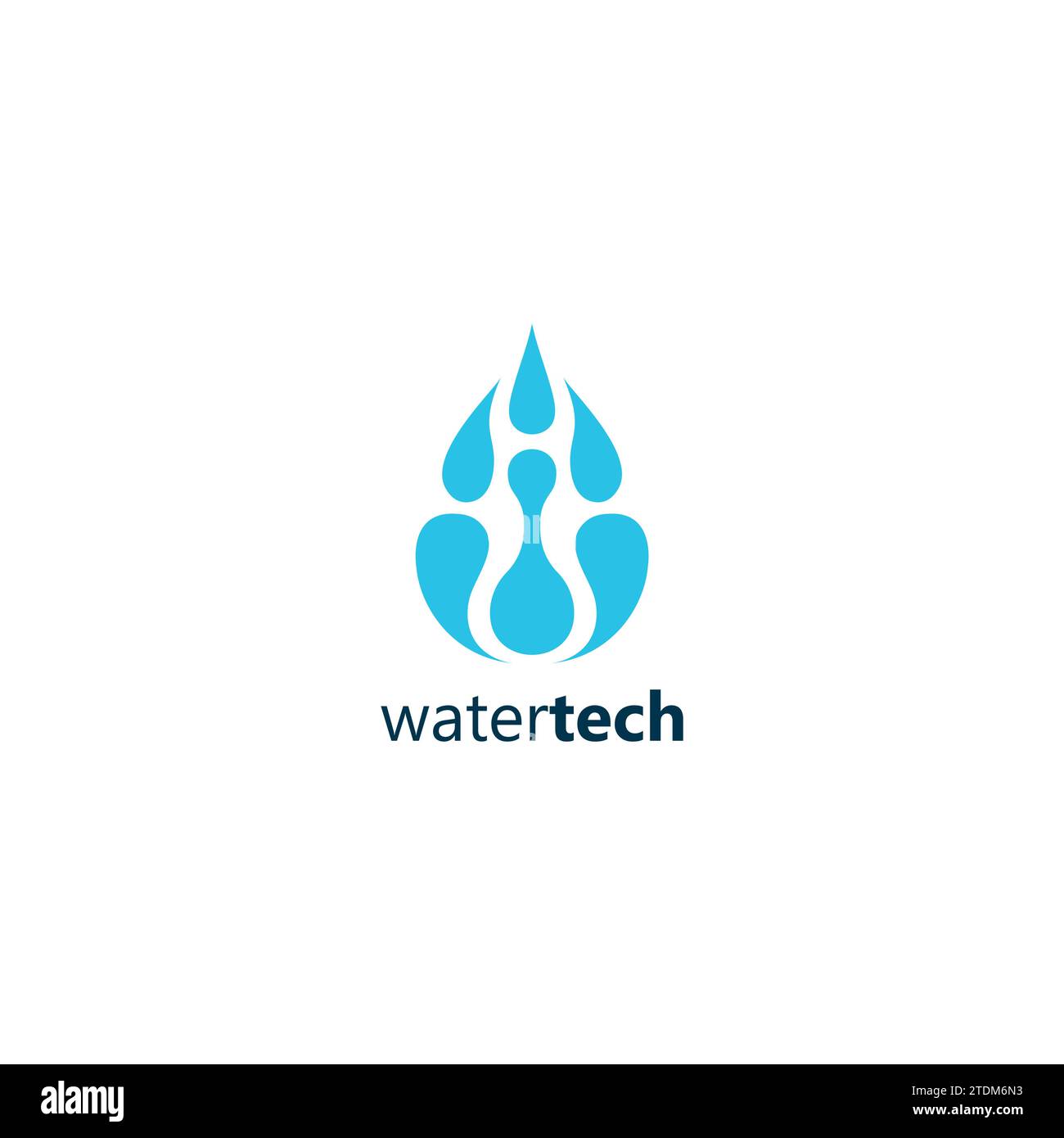 Raindrop logo template hi-res stock photography and images - Alamy