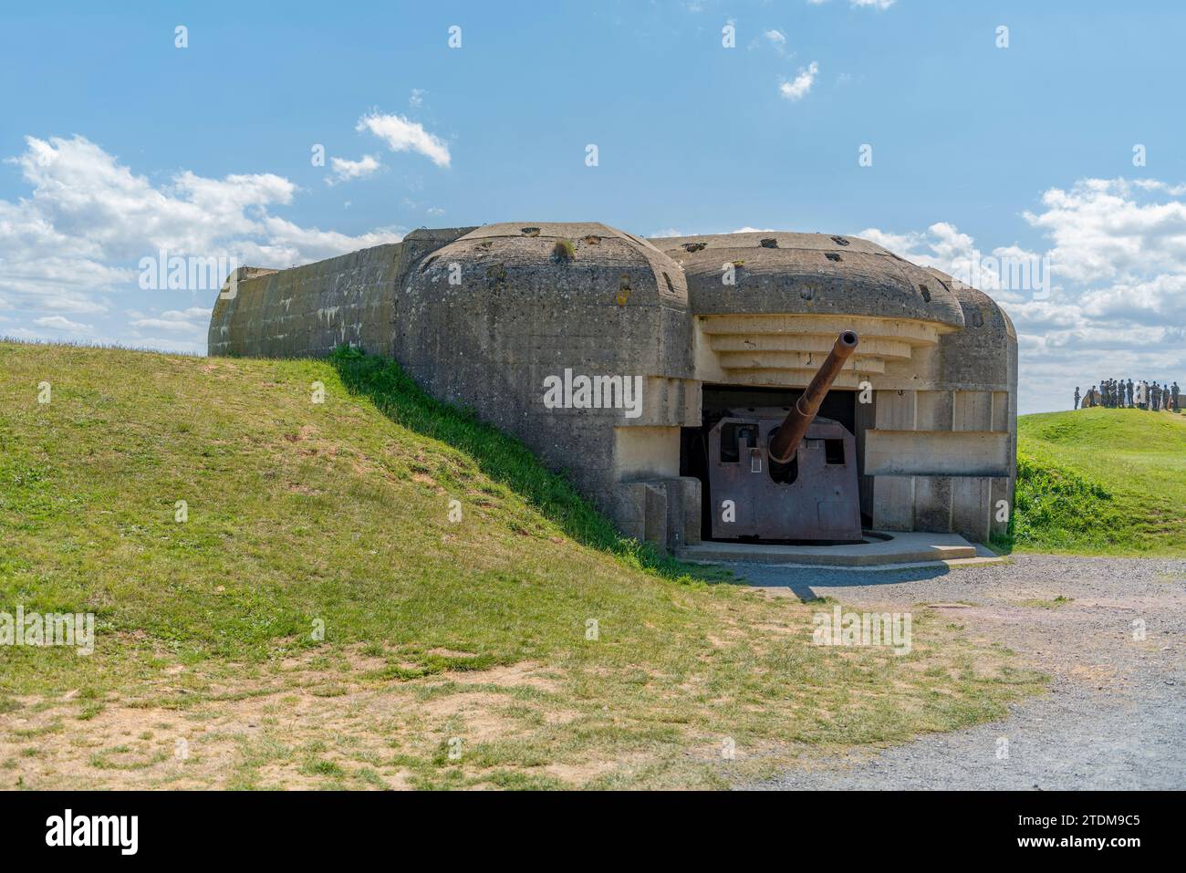 Scenery at the Longues-sur-Mer battery near Longues-sur-Mer between ...