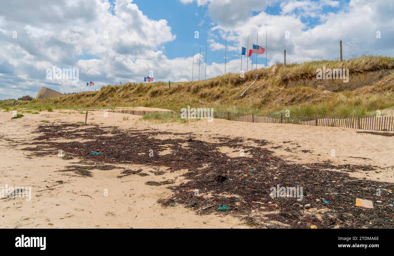 Scenery at Utah Beach which was one of the five areas of the Allied ...