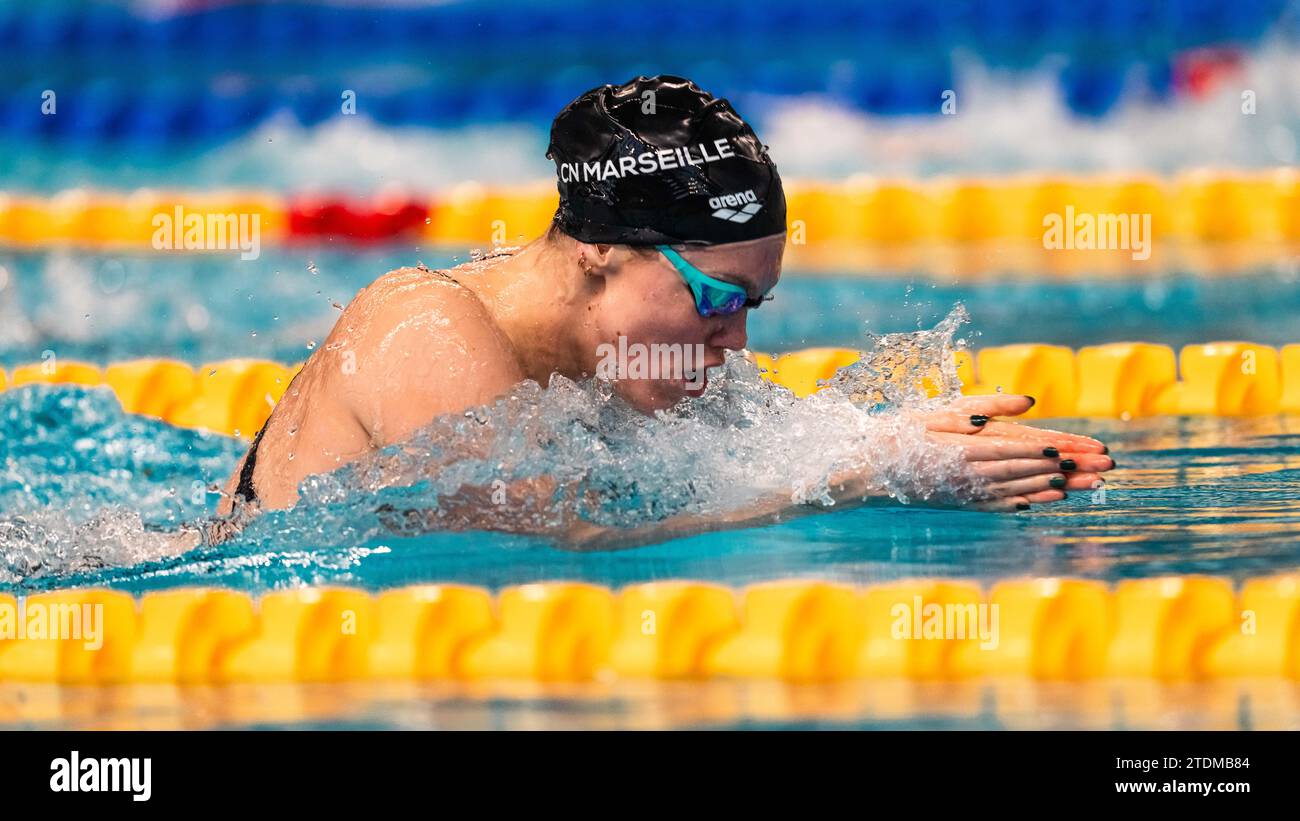 GASPARD Florine Women 100m Breaststroke final A during the Meeting des ...