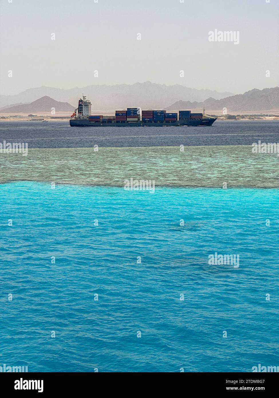 File photo dated on June 2023 of the Container Ship Adelina D in the ...
